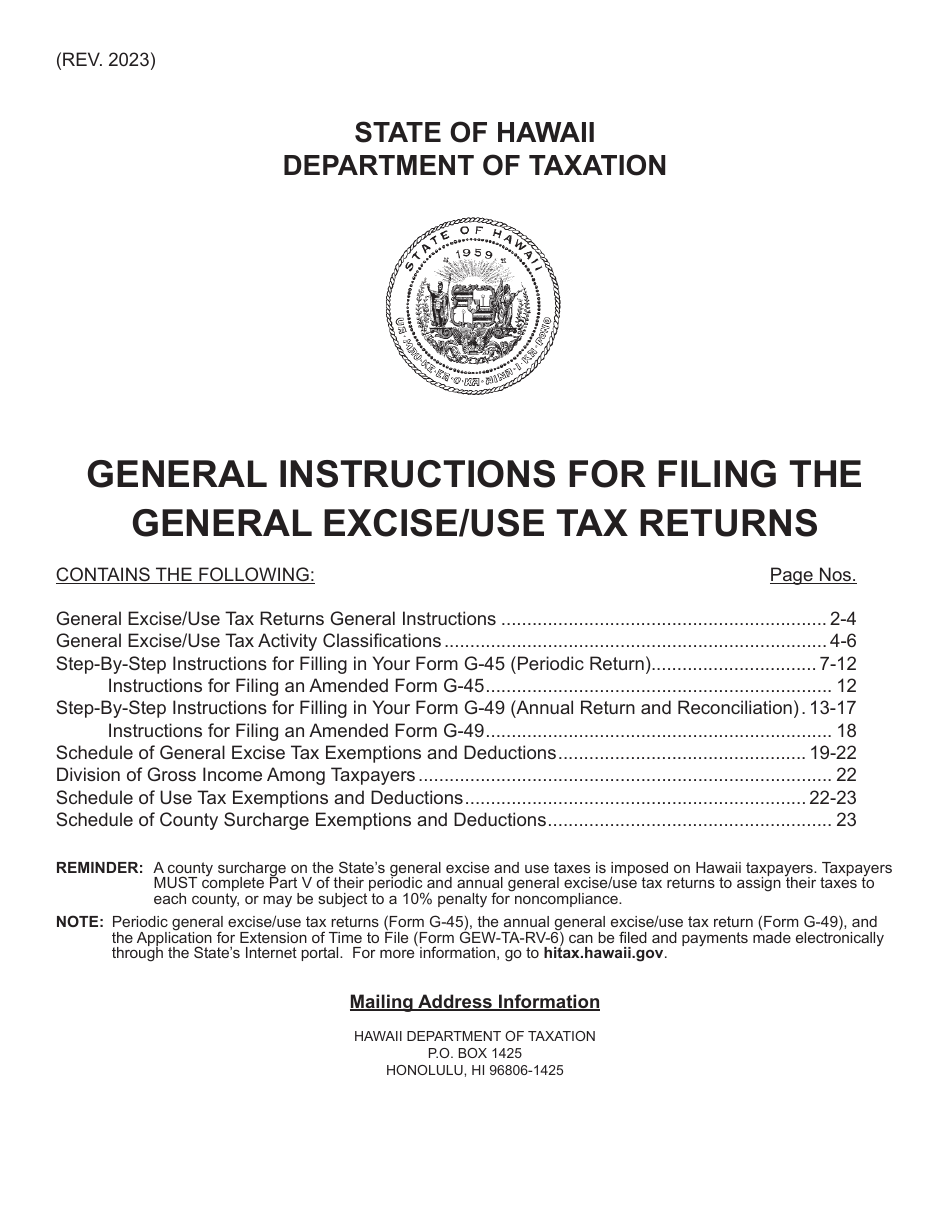 Download Instructions for Form G-45, G-49 PDF | Templateroller