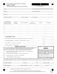 Form T-71SP - Fill Out, Sign Online and Download Fillable PDF, Rhode ...