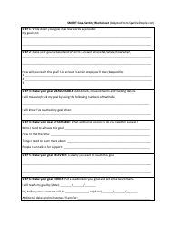 South Carolina Smart Goal-Setting Worksheet - Fill Out, Sign Online and ...