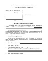 Oklahoma Petition to Enter Plea of Guilty - Fill Out, Sign Online and ...