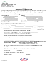 Vermont Fasenra Prior Authorization Request Form Download Printable PDF 2022 — 2025 | Templateroller