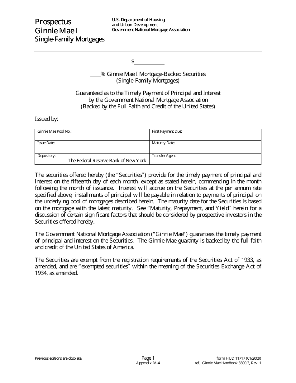 Form HUD-11717 - Fill Out, Sign Online and Download Printable PDF ...