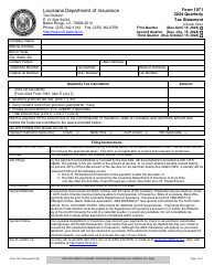 Form 1071 Download Fillable PDF or Fill Online Quarterly Tax Statement ...