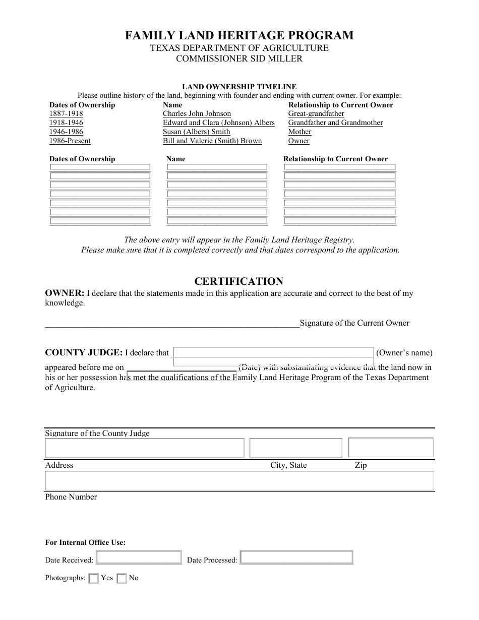 Texas County Judge Affidavit Verifying Your Property Meets All the ...