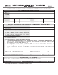 West Virginia West Virginia Volunteer Firefighter Tax Credit - Fill Out ...