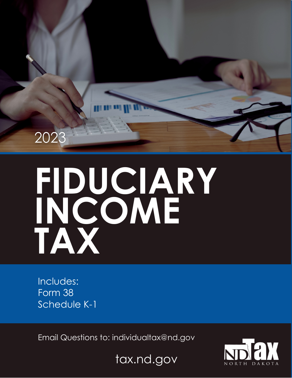 Download Instructions for Form 38, SFN28707 Fiduciary Income Tax Return ...