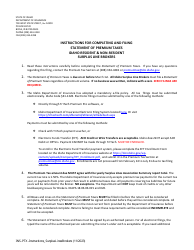 Download Instructions for Statement of Premium Taxes - Idaho Resident & Non-resident Surplus ...