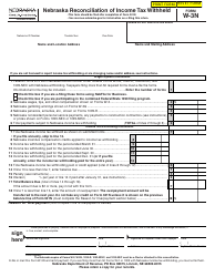 Form W-3N - Fill Out, Sign Online and Download Fillable PDF, Nebraska ...