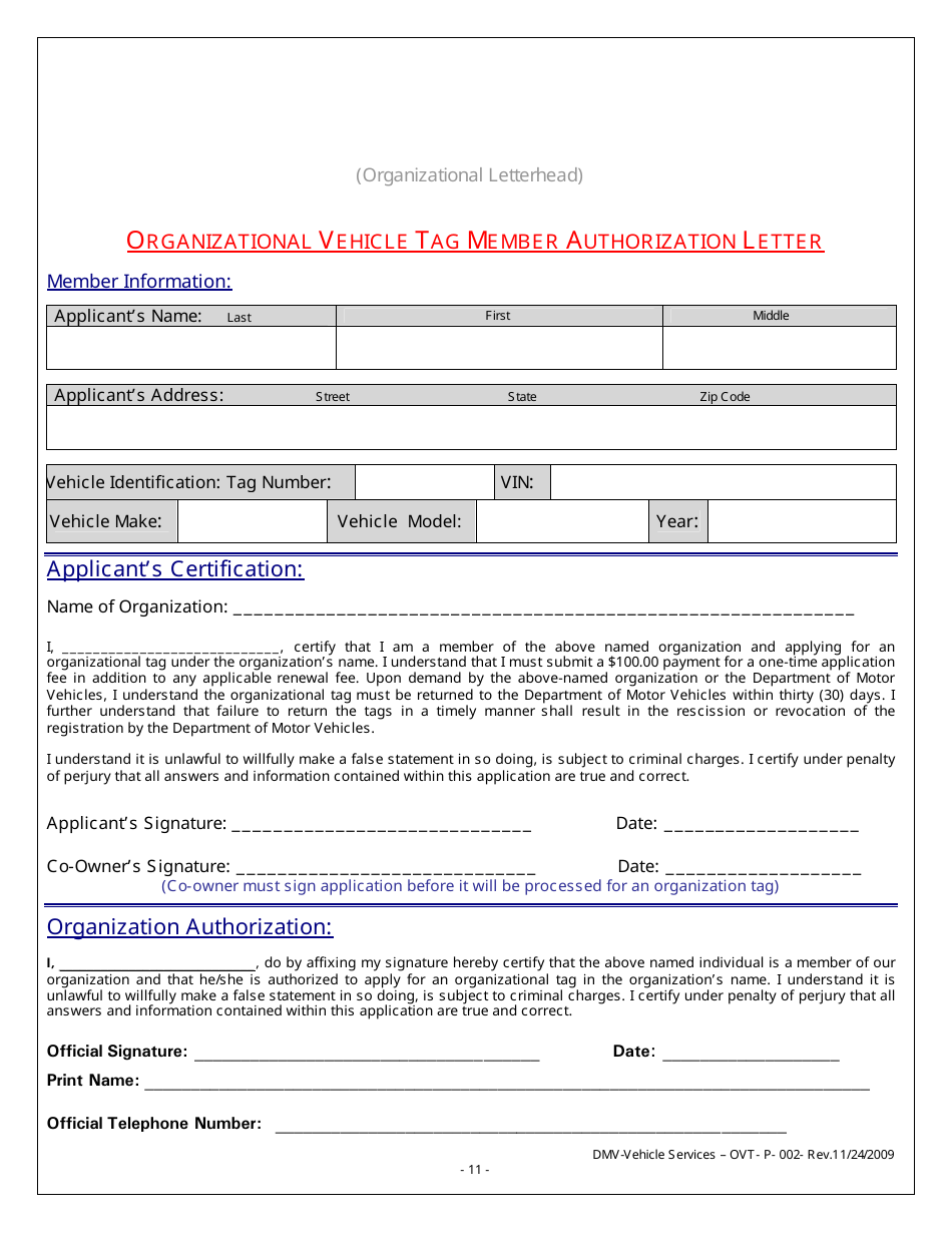 Form P-002 - Fill Out, Sign Online and Download Fillable PDF ...