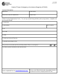Form 1085 Download Fillable PDF or Fill Online State of Texas Emergency ...