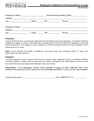 Form 44-016 Download Printable PDF or Fill Online Employee's Statement ...