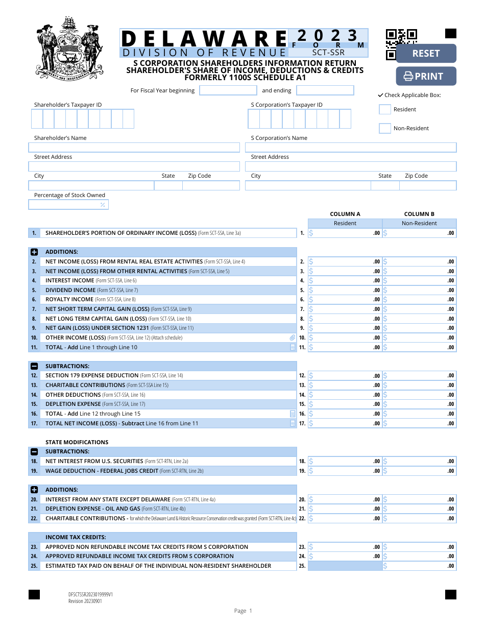 Form SCT-SSR - 2023 - Fill Out, Sign Online and Download Fillable PDF ...