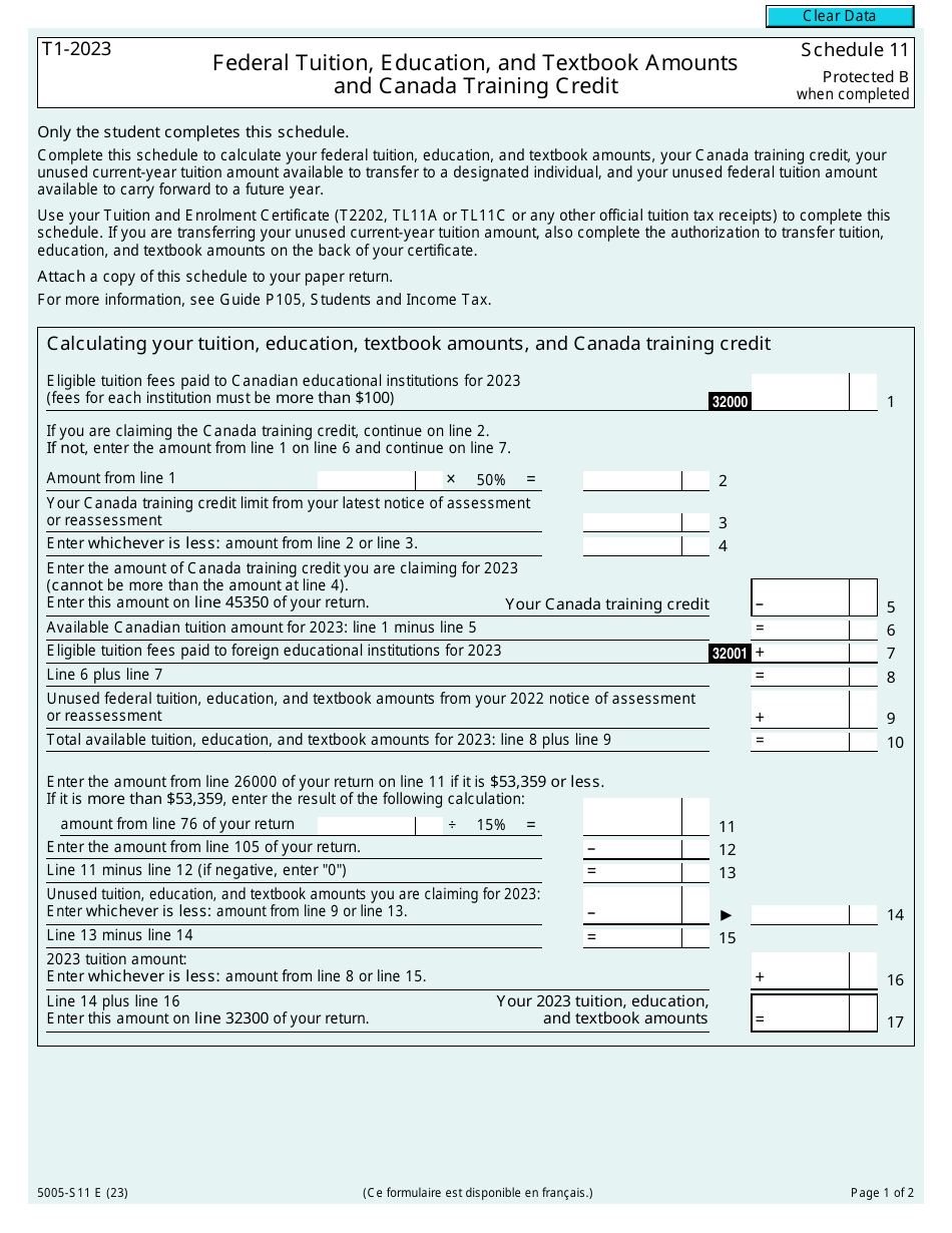 Tuition Education And Textbook Amounts Schedule 11 | Inspirational ...