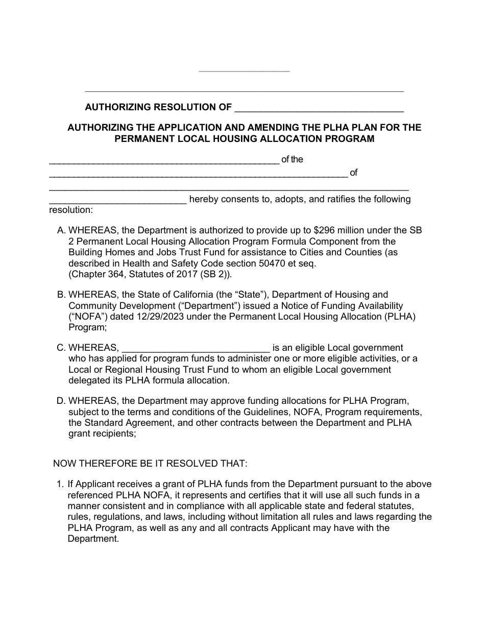 2024 California Plan Amendment Resolution - Permanent Local Housing ...