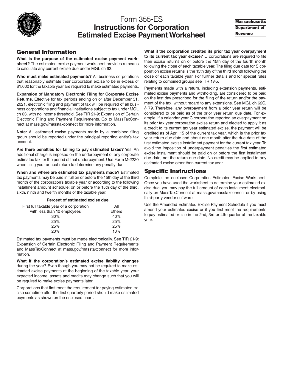 Form 355-ES - Fill Out, Sign Online and Download Printable PDF ...