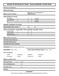 City of Philadelphia, Pennsylvania Value Summary Cover Sheet Download ...