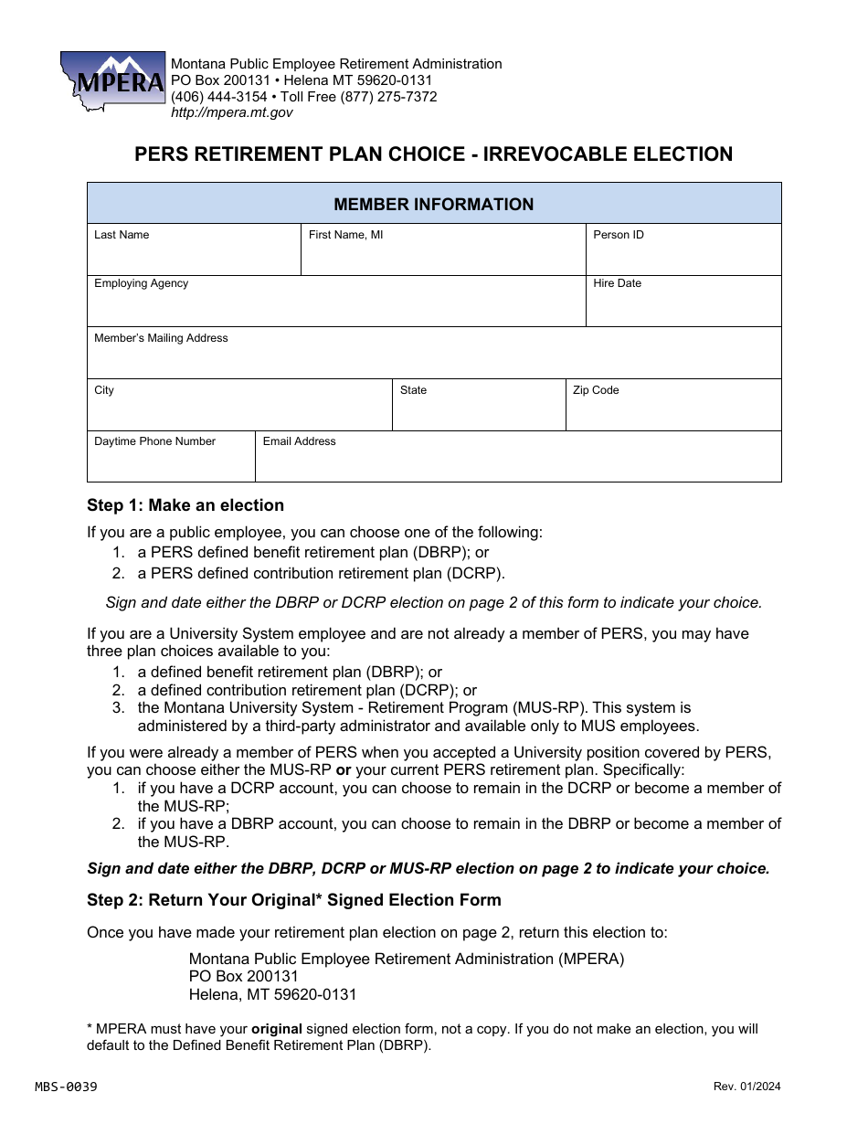 Form MBS-0039 - Fill Out, Sign Online and Download Printable PDF ...