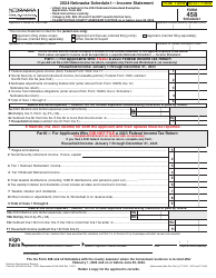 Form 458 Schedule I Download Fillable PDF or Fill Online Income ...