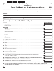 Schedule E-1 Download Fillable PDF or Fill Online Rental Real Estate ...