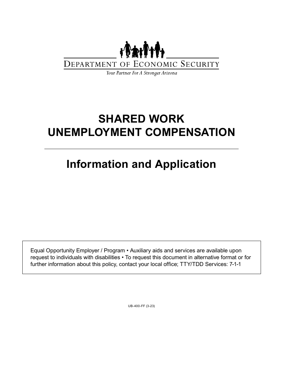 Form UB-400 Download Fillable PDF or Fill Online Shared Work Plan ...
