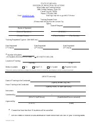Form TR-01 Download Printable PDF or Fill Online Training Request Form ...