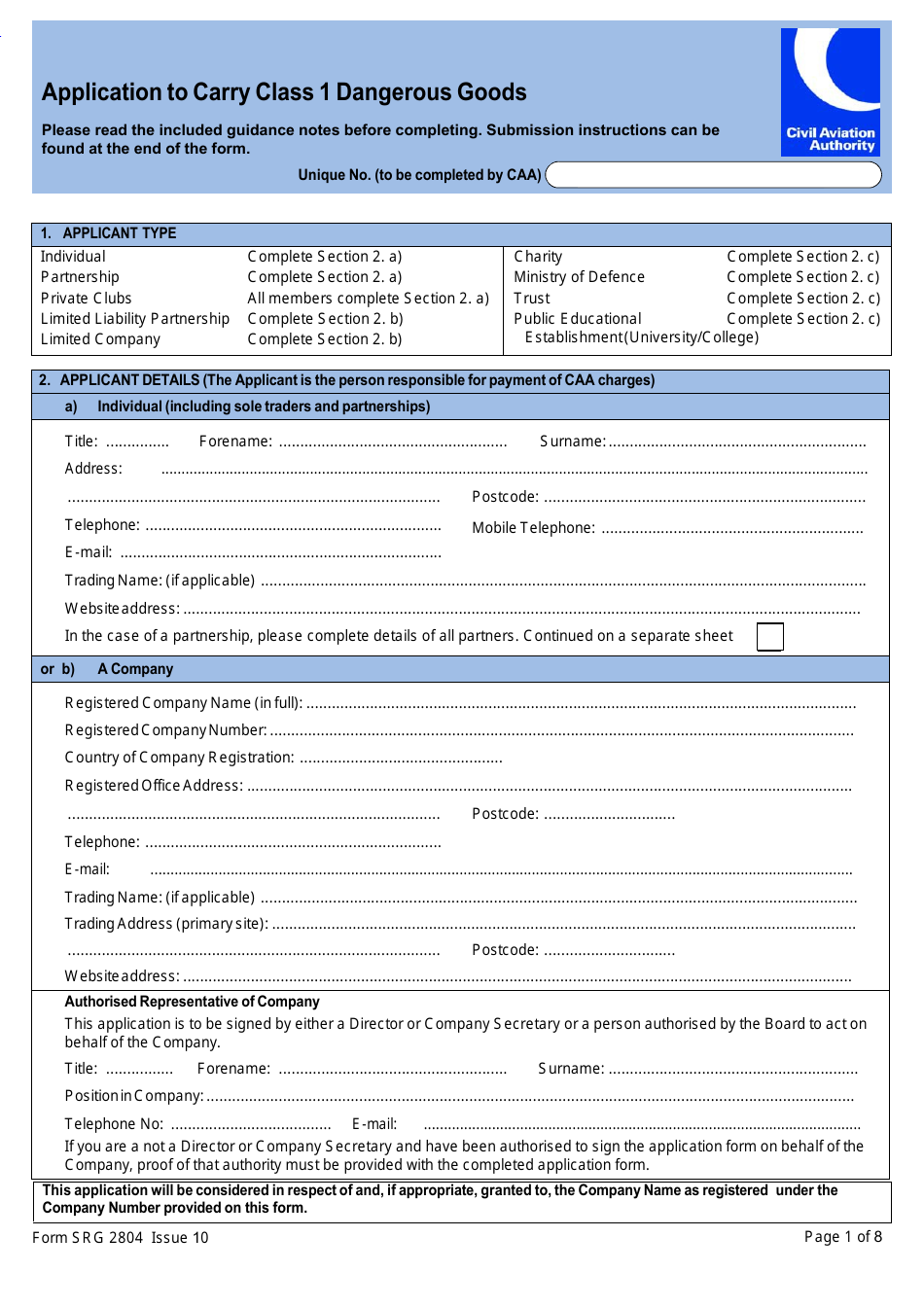 Form SRG2804 - Fill Out, Sign Online and Download Fillable PDF, United ...