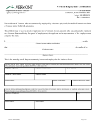 Form VN-106 - Fill Out, Sign Online and Download Printable PDF, Vermont ...