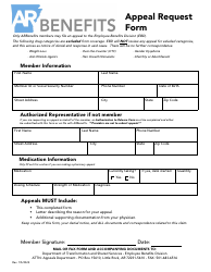 Arkansas Appeal Request Form Download Fillable PDF 2023 — 2024 ...