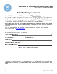 Form OSP-0001 - Fill Out, Sign Online and Download Fillable PDF ...