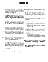 Download Instructions for Form AR2210 Penalty for Underpayment of ...