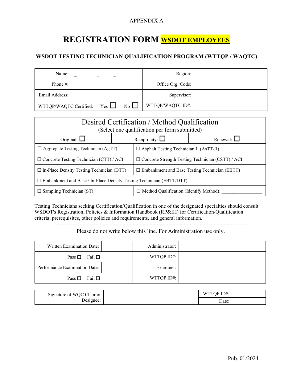 Appendix A Download Printable PDF or Fill Online Registration Form for ...