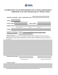 2024 Washington Firewise USA Site Micro Grant Application - Fill Out ...