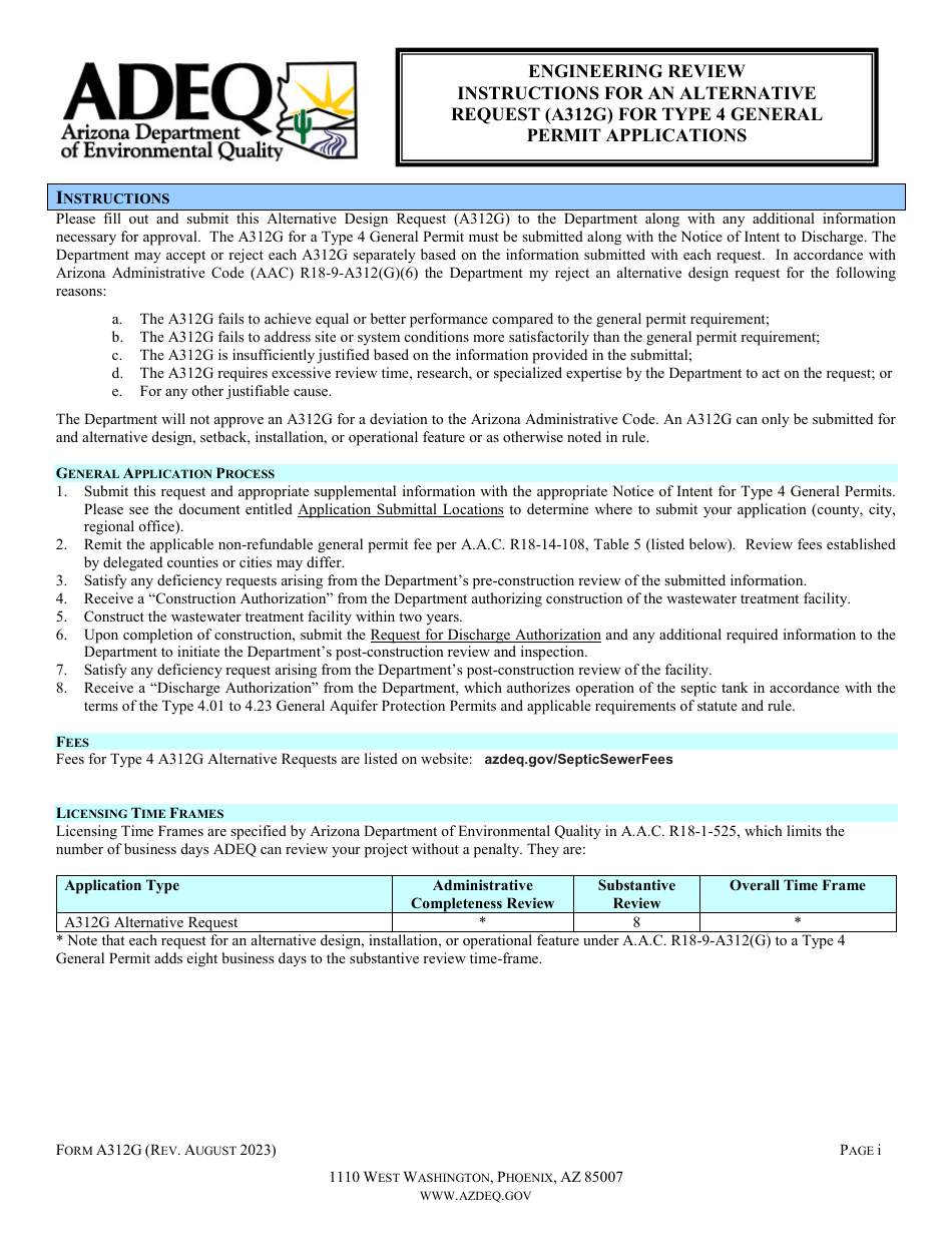 Form GWS402 - Fill Out, Sign Online and Download Fillable PDF, Arizona ...