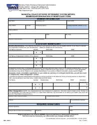 Form MBS-0043 - Fill Out, Sign Online and Download Printable PDF ...