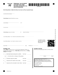 Maryland Form PV (COM/RAD-006) - Fill Out, Sign Online and Download ...
