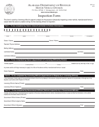 Form MVT5-9 - Fill Out, Sign Online and Download Printable PDF, Alabama ...