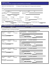 Niagara County, New York First Choice Health Coverage Enrollment/Waiver ...