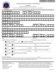 Florida Florida Medicaid Prior Authorization - Fuzeon - Fill Out, Sign ...