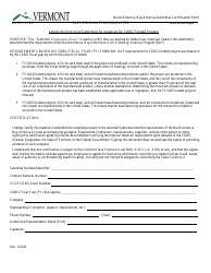 2025 Vermont Build America, Buy America Submittal Certification Form - Fill Out, Sign Online and ...