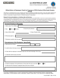 Form CA-42 - Fill Out, Sign Online and Download Fillable PDF ...