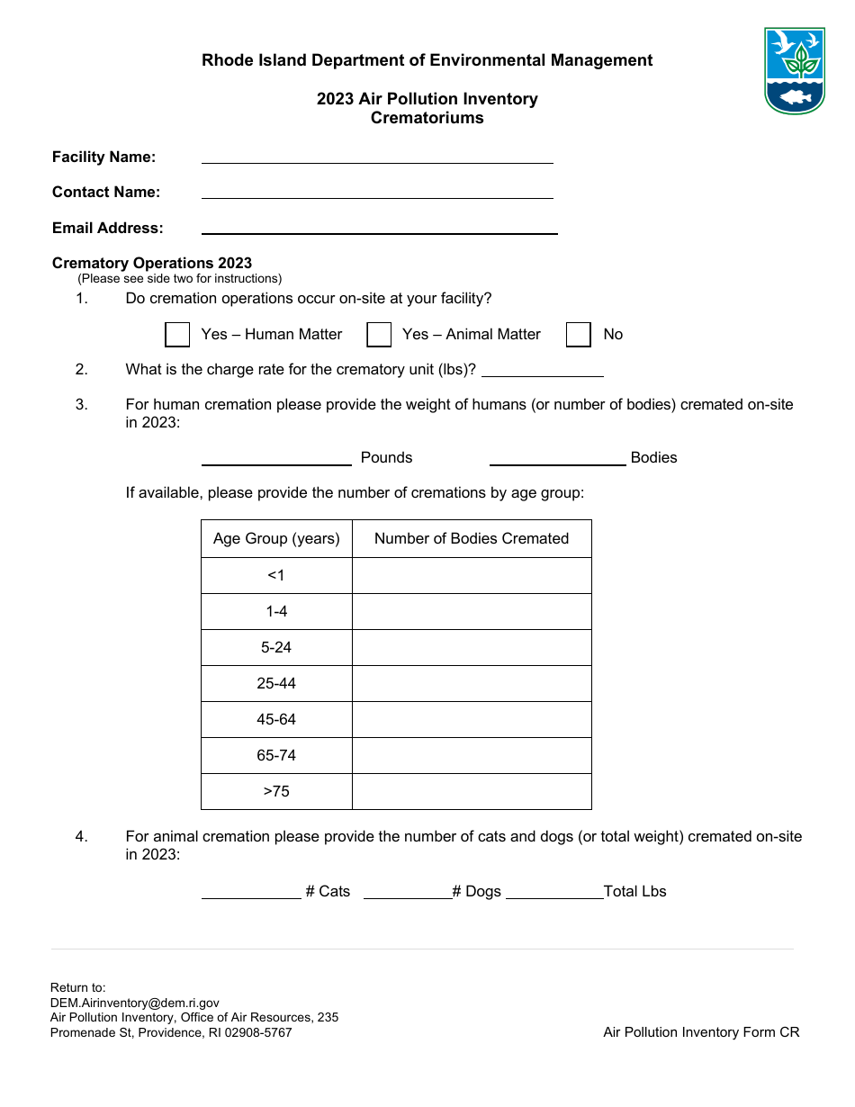 API Form CR Download Fillable PDF or Fill Online Crematoriums - 2023 ...