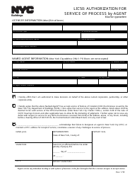 Form LIC50 - Fill Out, Sign Online and Download Fillable PDF, New York ...