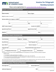 Minnesota Invoice for Polygraph Reimbursement - Fill Out, Sign Online ...