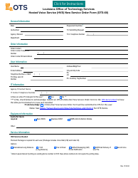 Form OTS-60 - Fill Out, Sign Online and Download Fillable PDF, Louisiana | Templateroller