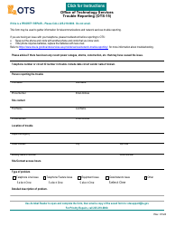 Form OTS-15 - Fill Out, Sign Online and Download Fillable PDF, Louisiana | Templateroller