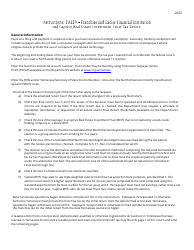 Download Instructions for Form FAE174, RV-R0012001 Franchise and Excise ...