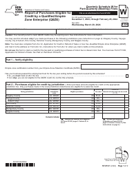 Form ST-810.1 Schedule W - 2024 - Fill Out, Sign Online and Download ...
