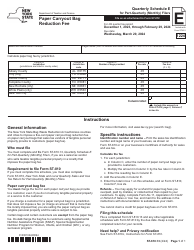 Form ST-810.13 Schedule E - 2024 - Fill Out, Sign Online and Download ...