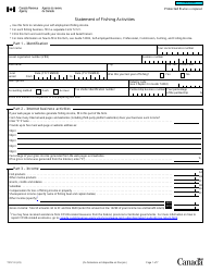 Form T2121 Download Fillable PDF or Fill Online Statement of Fishing ...