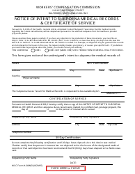 WCC Form H-08/NOI - Fill Out, Sign Online and Download Fillable PDF ...